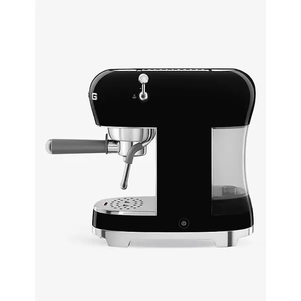 SMEG Stainless-steel Espresso Machine With Steam Wand - Black
