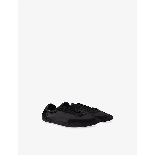 Prada Re-nylon And Suede Low-top Trainers