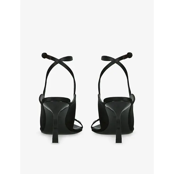 Victoria Beckham Eliza 75 Satin Heeled Sandals