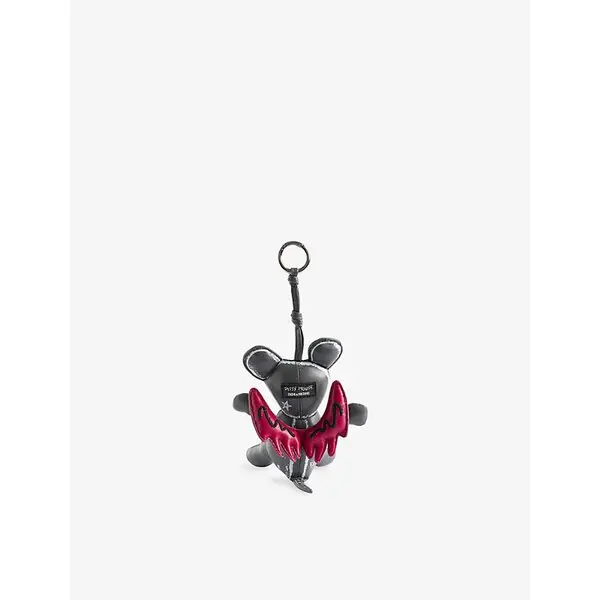 Zadig&Voltaire Sassy Mouse Leather Keychain - Road