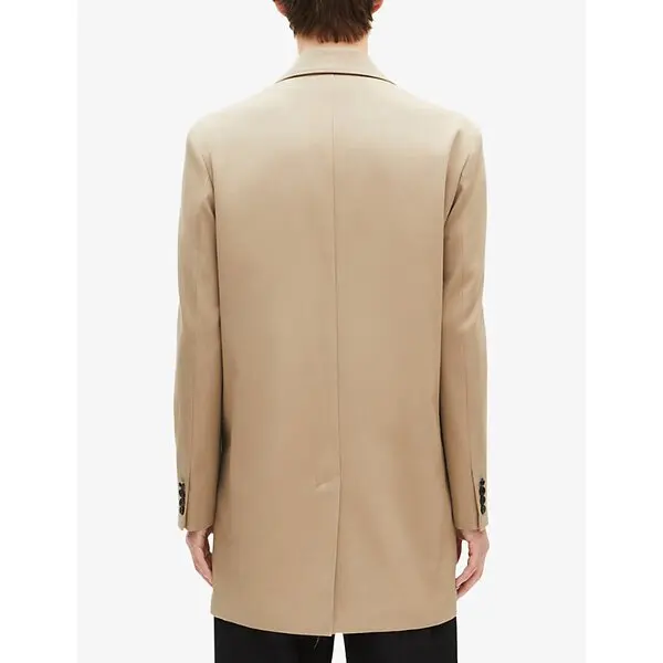 The Kooples Peak-lapel Double-breasted Cotton Jacket