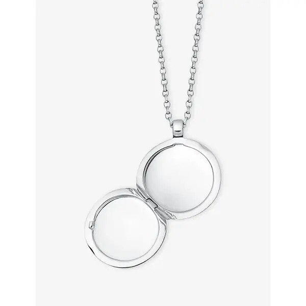 Astley Clarke Biography Medium And White Sapphire Locket Necklace