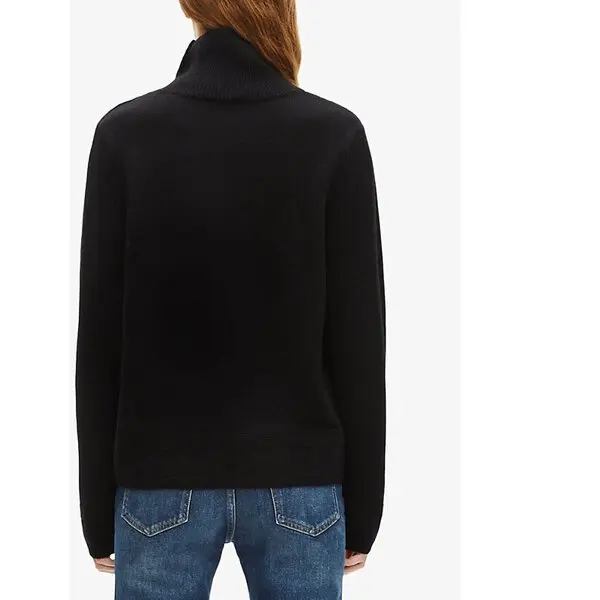 The Kooples High-neck Knitted Wool Jumper