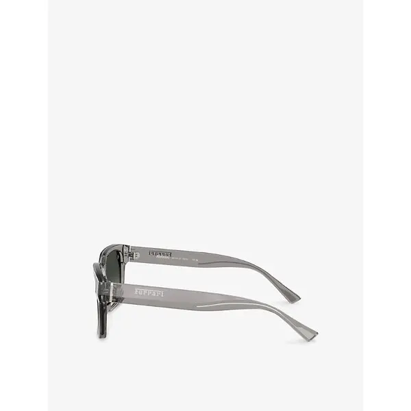 FERRARI Square-frame Acetate Sunglasses - Grey
