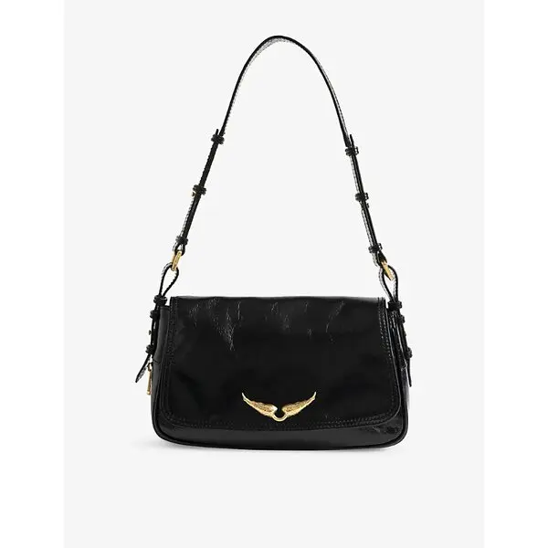 Zadig&Voltaire Patent-leather Shoulder Bag - Black
