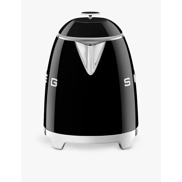 SMEG Klf05 Logo-plaque Mini Stainless-steel Kettle 800ml - Black