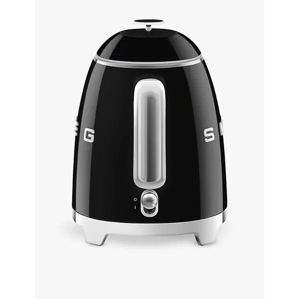 SMEG Klf05 Logo-plaque Mini Stainless-steel Kettle 800ml - Black