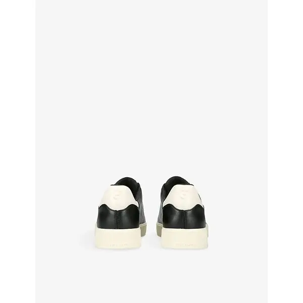 Cole Haan Grandpro Luxe Leather Low-top Trainers - Blk/white