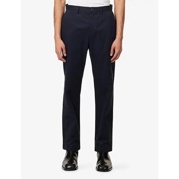 Sunspel Drill Straight-leg Cotton Trousers