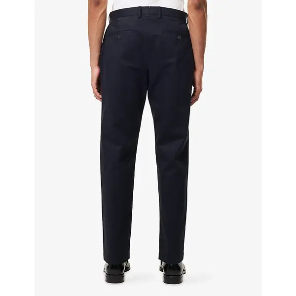 Sunspel Drill Straight-leg Cotton Trousers