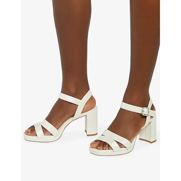 DUNE Madeforlove Leather Heeled Sandals