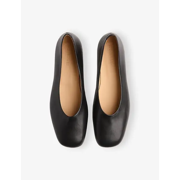 Whistles Clean Leather Ballet Flats