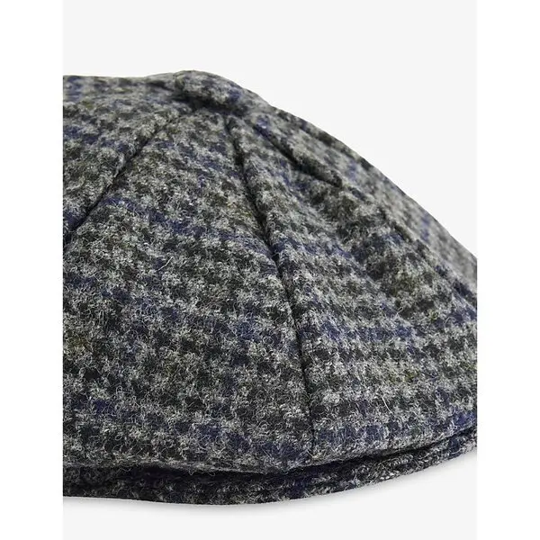 DENTS Blagdon Checked Wool Cap