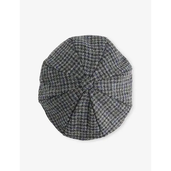 DENTS Blagdon Checked Wool Cap