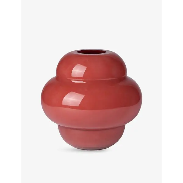 THE CONRAN SHOP Form Glass Vase 20cm - Cherry