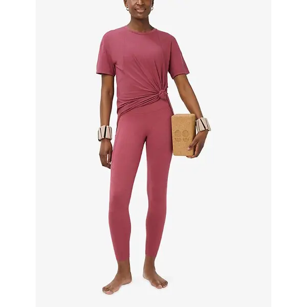 Sweaty Betty Soft Flow Studio Longline Stretch-woven T-shirt