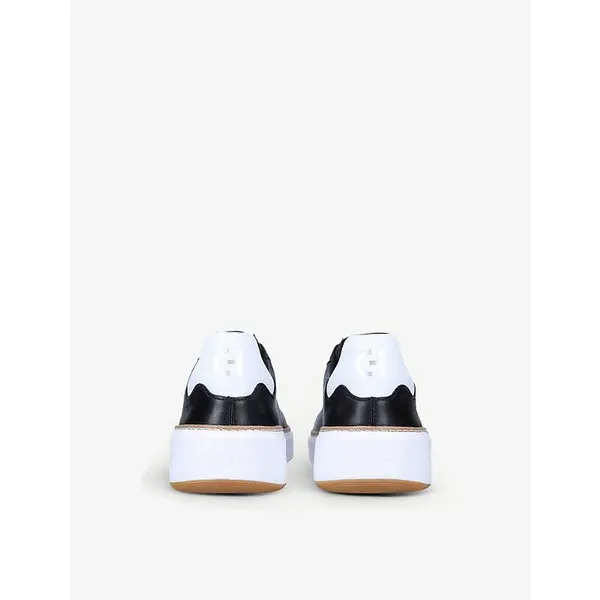 Cole Haan Grand Pro Topspin Leather Trainers - Black