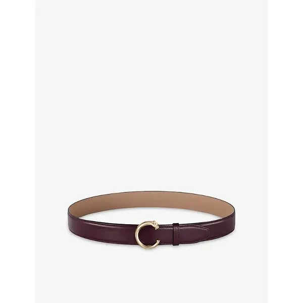 Cartier Panthère C De Leather Belt - Grape
