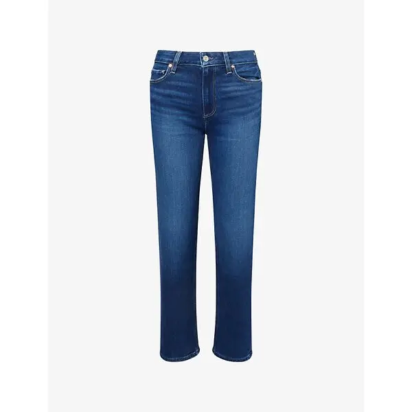 Paige Mason Ankle Straight-leg Jeans - Overdrive