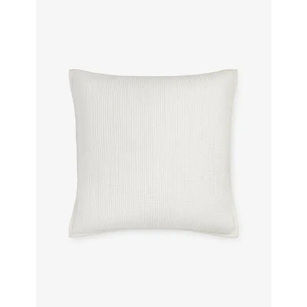 THE WHITE COMPANY Belgravia Large Cotton Cushion - Cloud