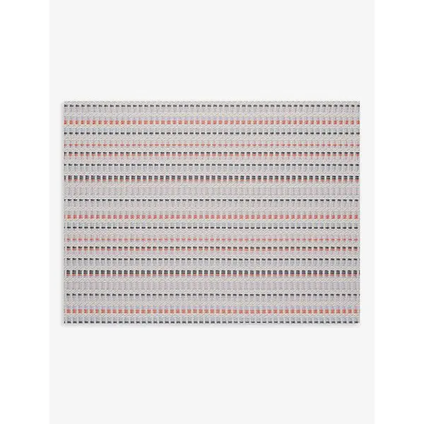 CHILEWICH Tambour Rectangle Vinyl Placemat 36cm X 48cm - Pop