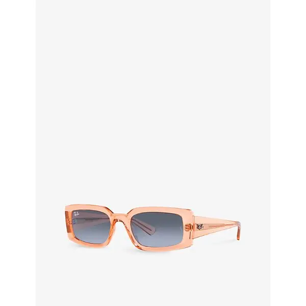 Ray-ban Rb4395 Kiliane Rectangle Frame Sunglasses - Orange