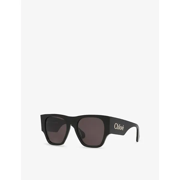 Chloé Acetate Square Frame Sunglasses