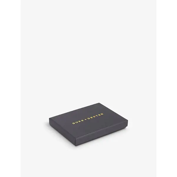 DUKE + DEXTER Snake Printed Leather Card Holder - Multi