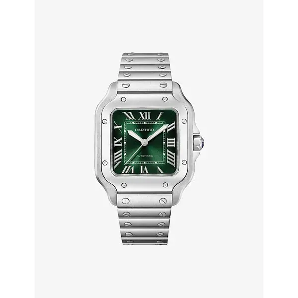 Cartier Santos De Automatic Watch - Silver