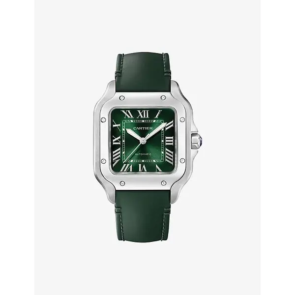 Cartier Santos De Automatic Watch - Silver