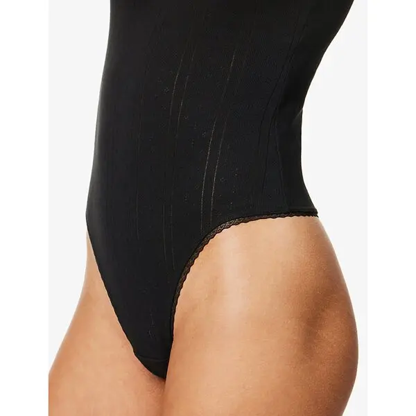 COU COU Cotton Pointelle Bodysuit