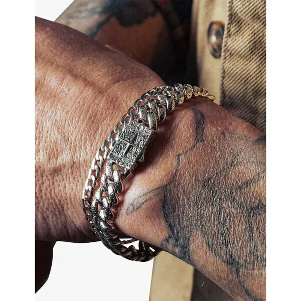 CLOCKS AND COLOURS Empire Sterling Bracelet