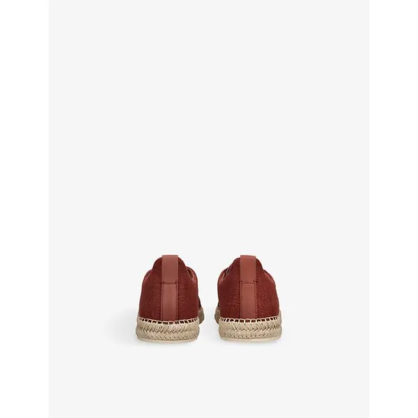 Ermenegildo Zegna Triple Stitch Canvas Espadrilles