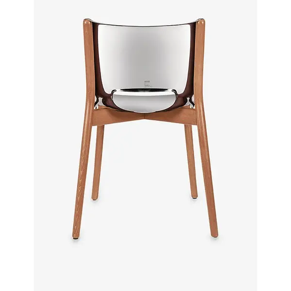 ALESSI Poêle Steel And Beech-wood Chair - Silver