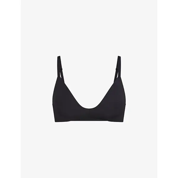 SKIMS Wireless Form Push-up Bra - Onyx