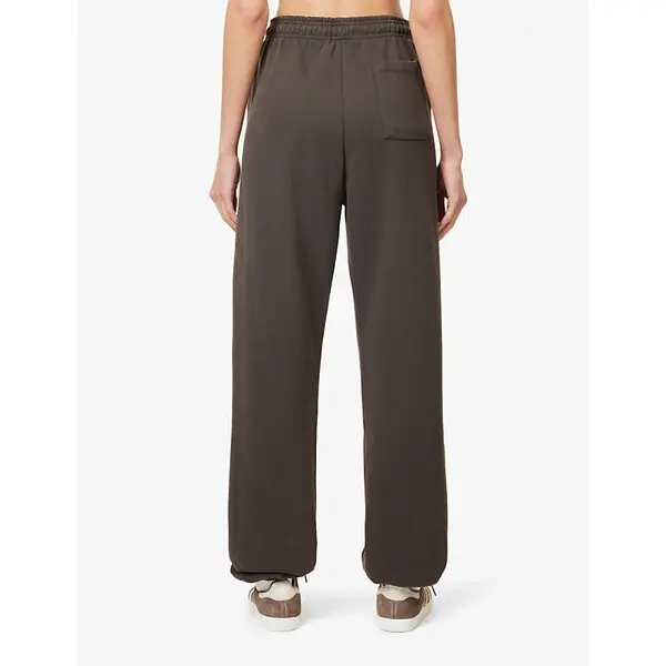 ADANOLA Embroidered Cotton Jersey Jogging Bottoms