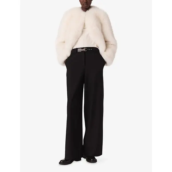 Maje Wide-leg Trousers