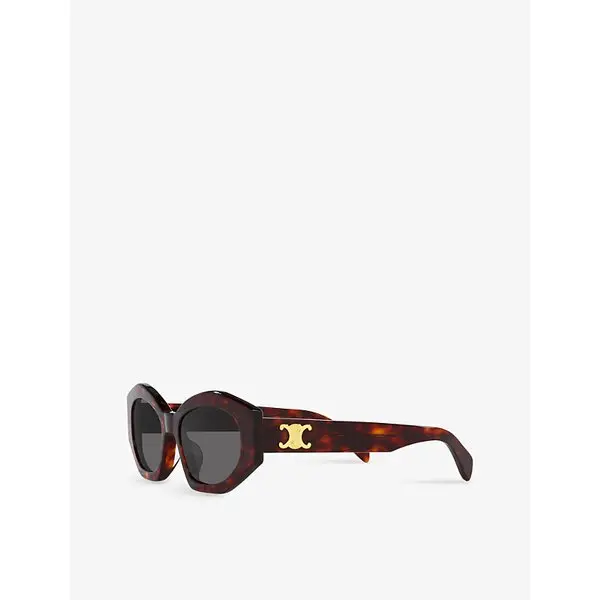 Celine Oval-frame Acetate Sunglasses