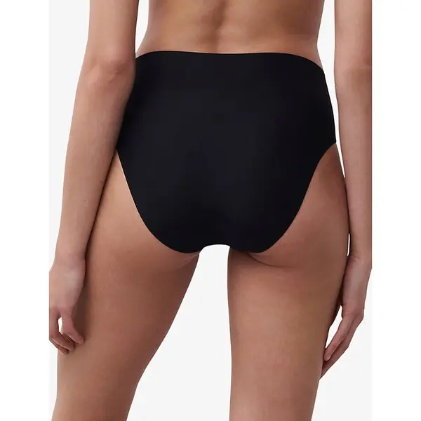 Chantelle Soft Stretch High-cut Stretch-woven Briefs - Black