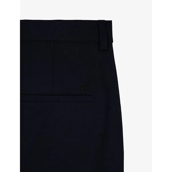 The Kooples Tailored Straight-leg Woven Trousers