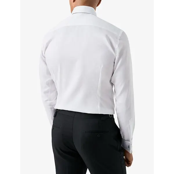 Eton Long-sleeved Slim-fit Cotton Shirt