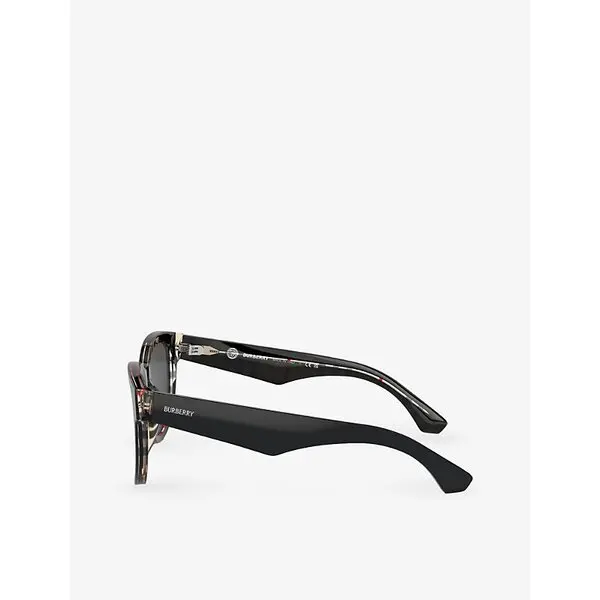 Burberry Be4432u Round-frame Acetate Sunglasses