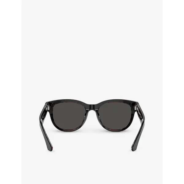 Burberry Be4432u Round-frame Acetate Sunglasses
