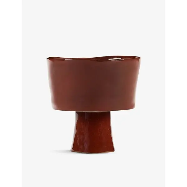 SERAX La Mère Stand Stoneware Bowl 18cm - Red