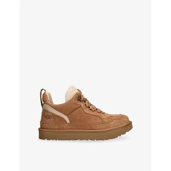 UGG Lowmel Suede And Mesh Mid-top Trainers