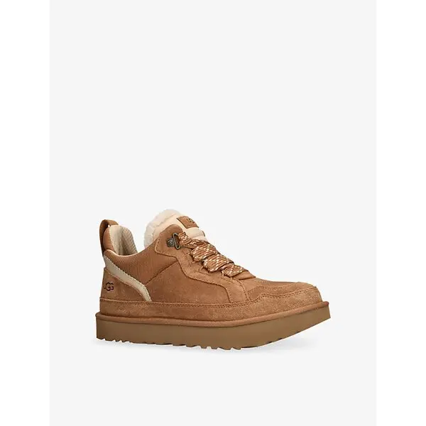 UGG Lowmel Suede And Mesh Mid-top Trainers