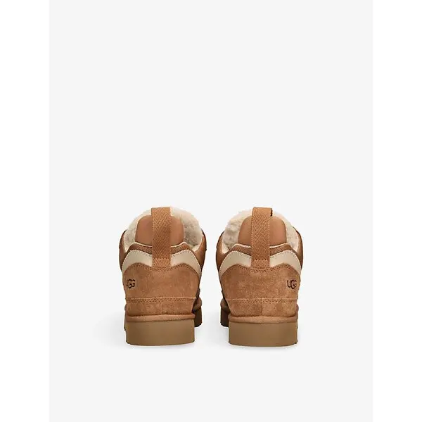 UGG Lowmel Suede And Mesh Mid-top Trainers