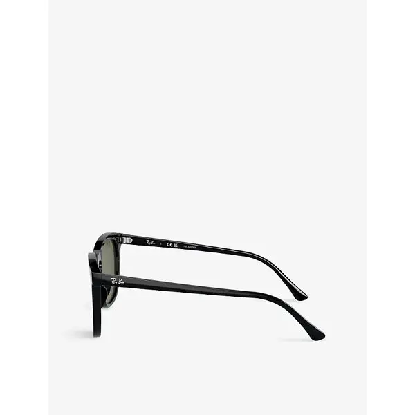 Ray-ban Rb2210 Square-frame Acetate Sunglasses - Black