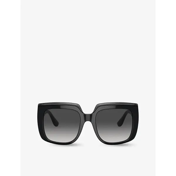 Dolce & Gabbana Square Acetate Sunglasses - Black