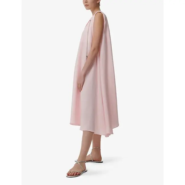 LEEM Tie-neck Sleeveless Kaftan